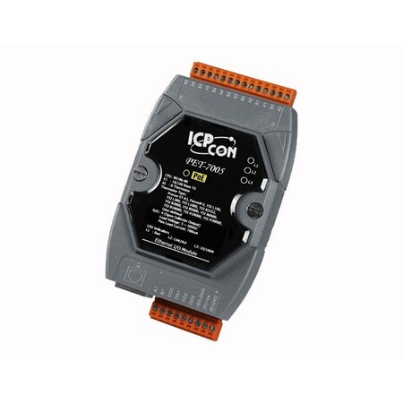 Icp Das 8-channel Thermistor Input and 4-channel Isolated Output PoE Module and Modbus TC PET ...